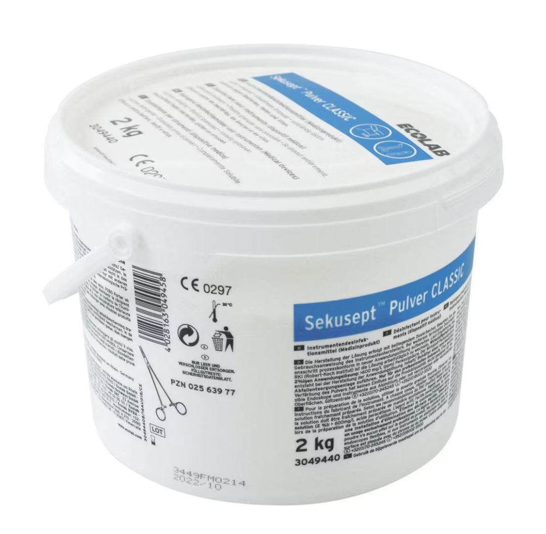 SEKUSEPT CLASSIC POLVERE 2KG ECOLAB – Esadental